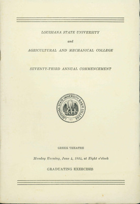 "Louisiana State University and Agricultural and Mechanical College- 19 ...